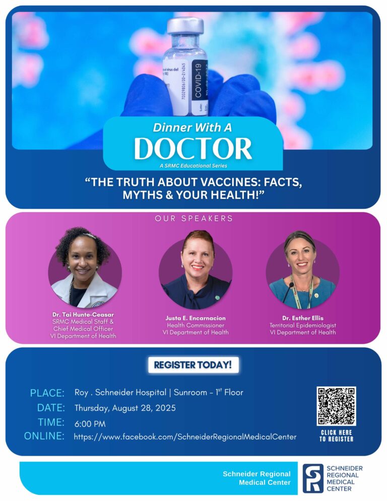 DINNER WITH A DOCTOR - AUG 2025 - VI Department of Health